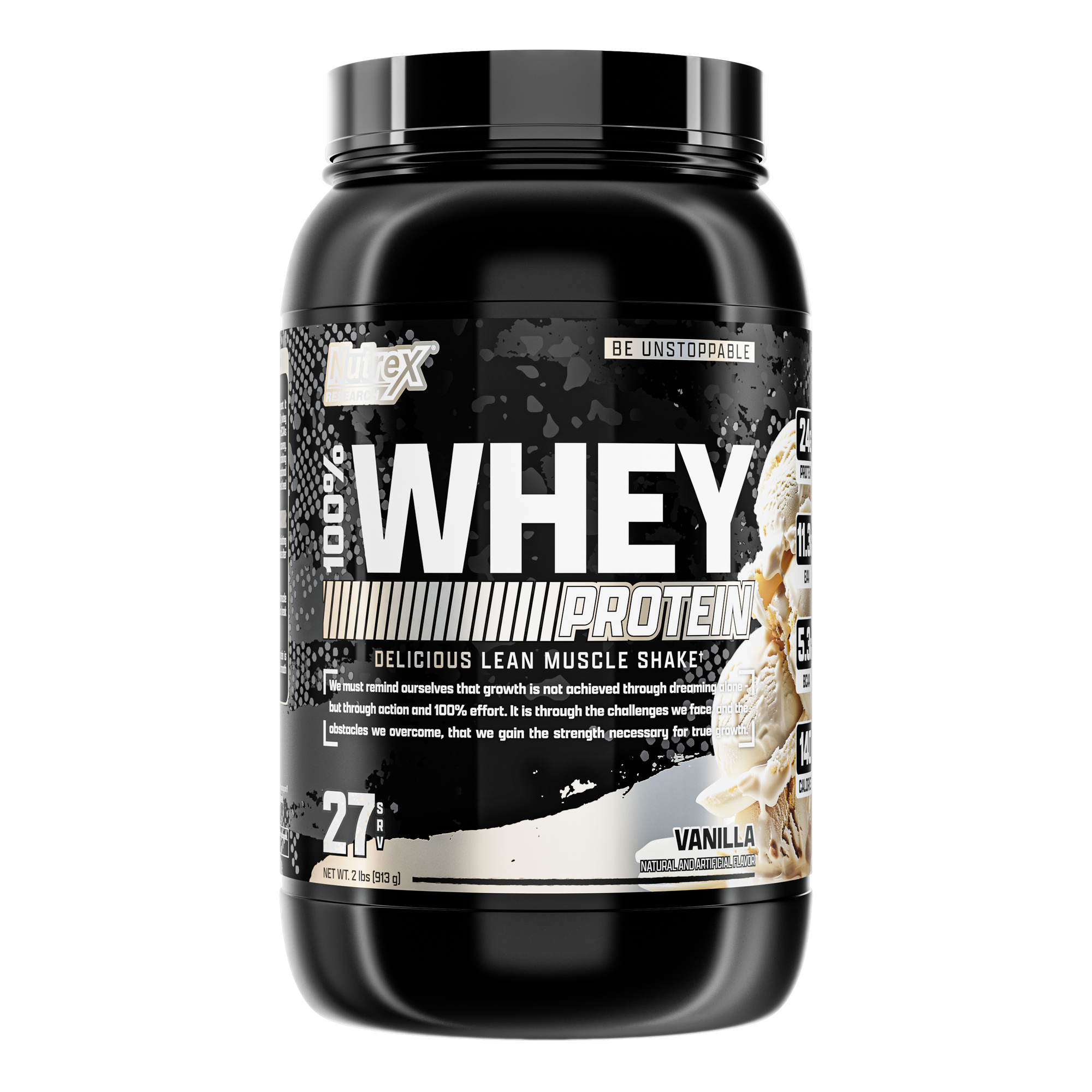 100% Whey - Premium Protein Powder to boost Muscle Growth & Recovery