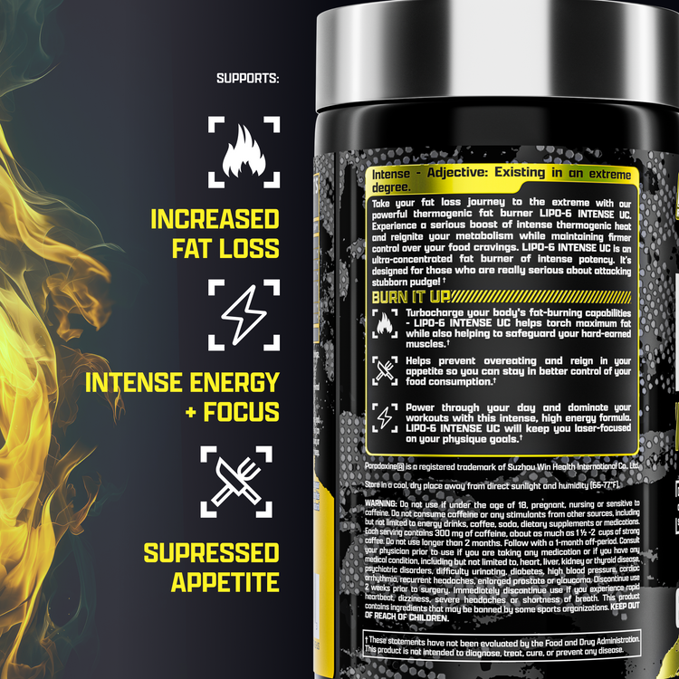 Lipo-6 Intense UC – Ultra-Concentrated Fat Burner for Extreme Results