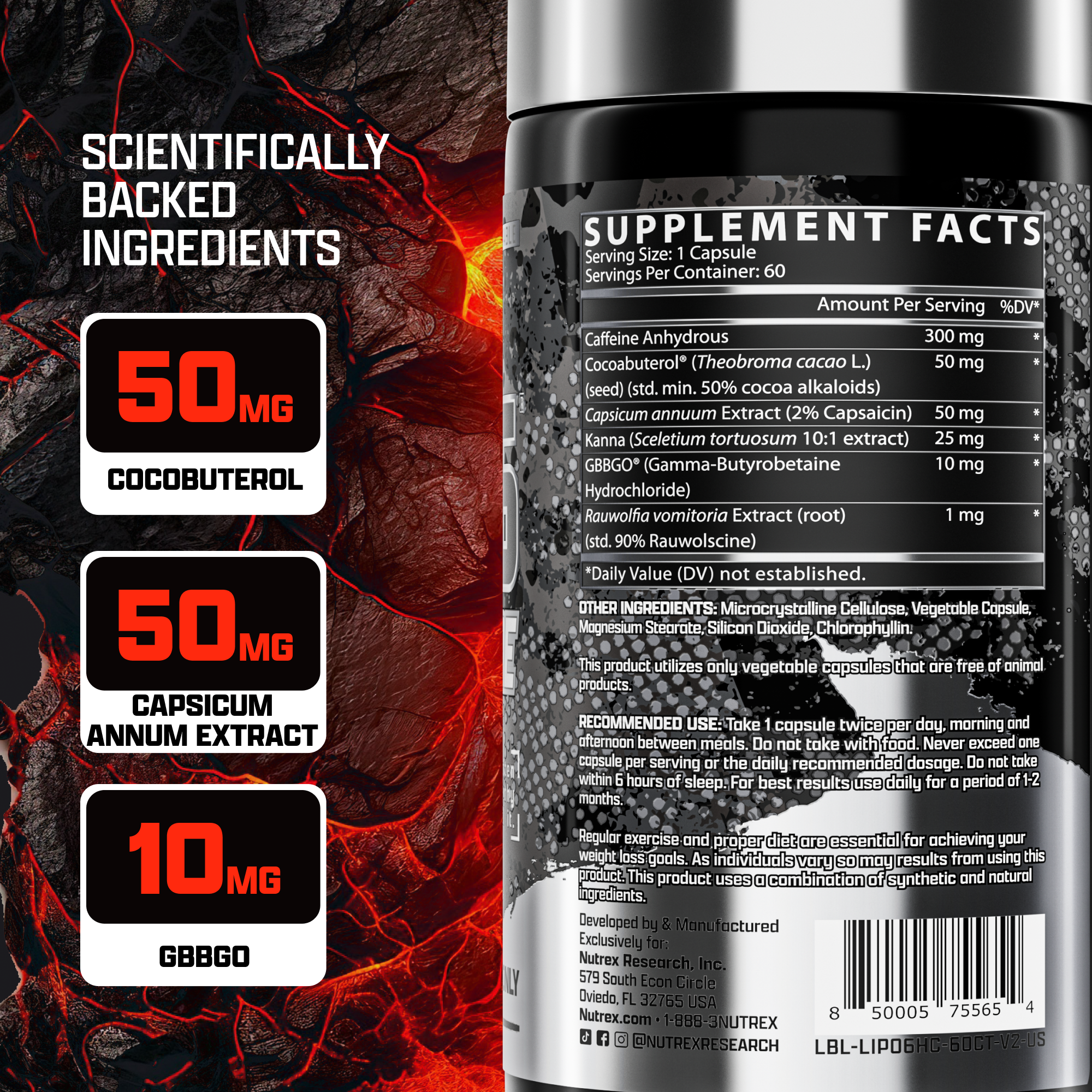 Lipo-6 Hardcore – Advanced Fat Burning Formula for Energy & Metabolism