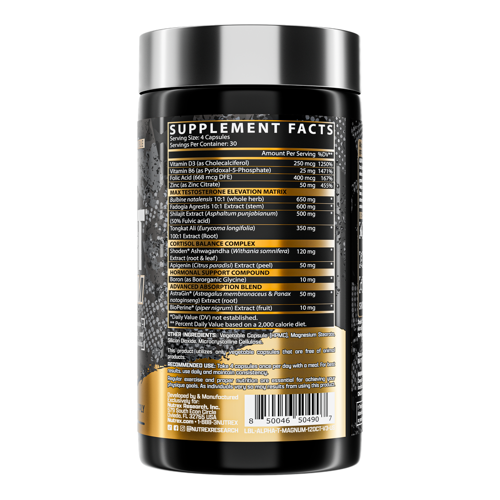 Alpha-T Magnum | Natural Booster, Men’s Vitality & Performance Support