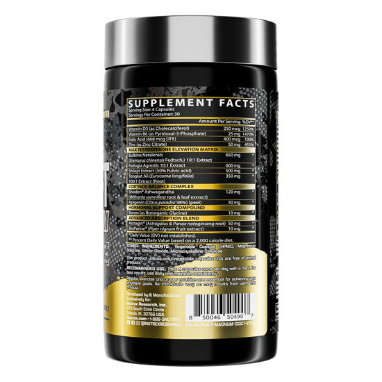 Alpha-T Magnum | Natural Booster, Men’s Vitality & Performance Support