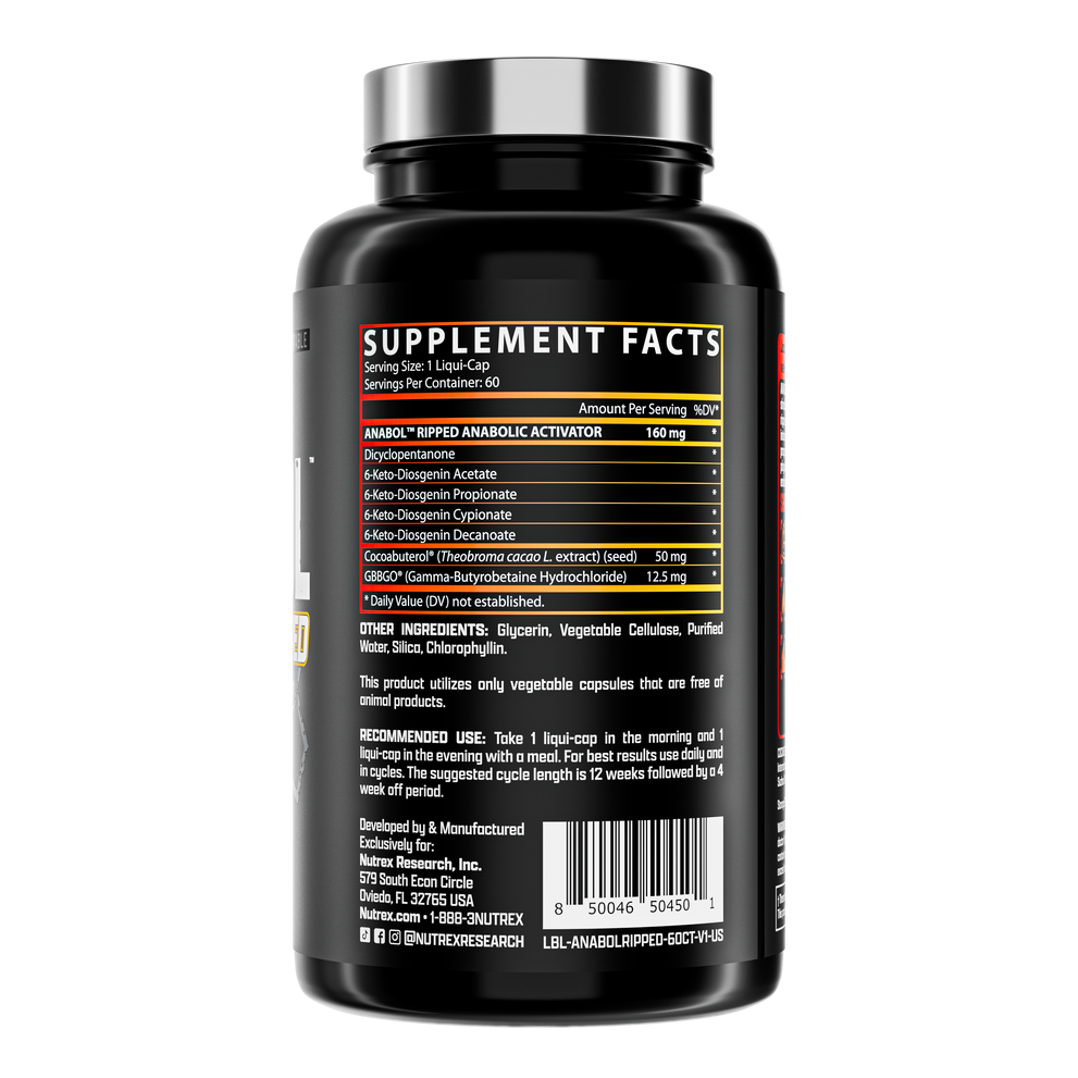 ABOL Ripped - Build Muscle & Burn Fat Quickly & Effectively