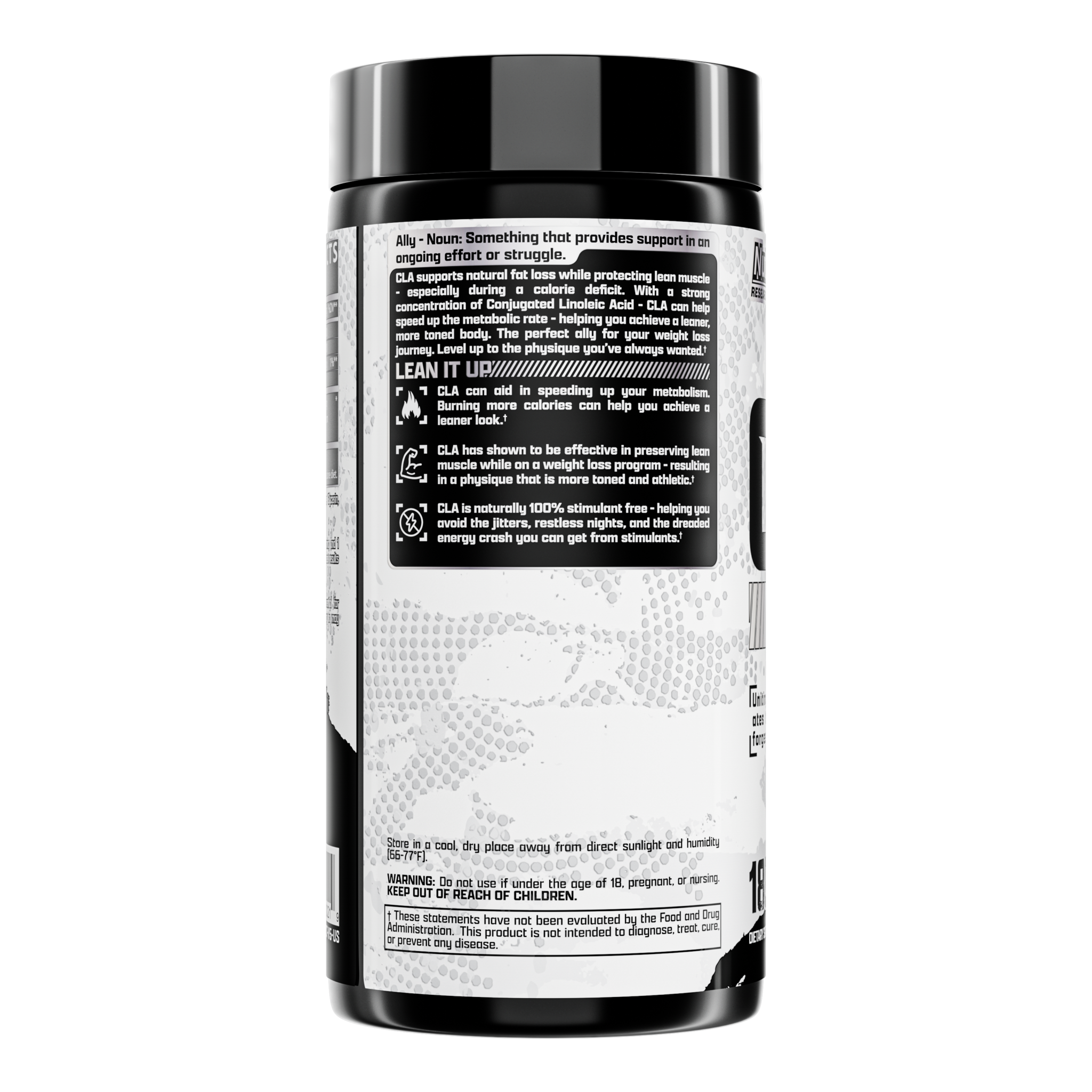 CLA 1000 – Non-Stimulant Fat Burner Enhances Lean Muscle & Metabolism