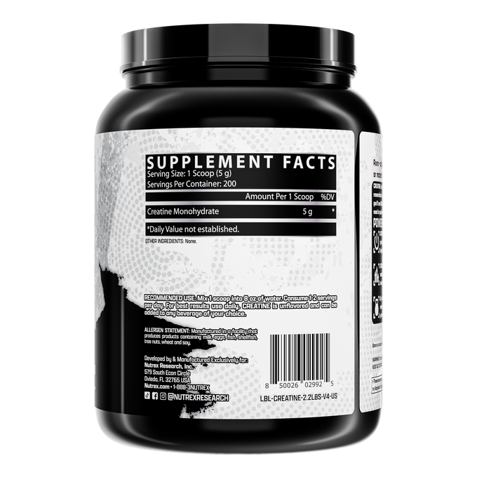 Creatine Monohydrate – Enhance Power, Endurance & Muscle Recovery