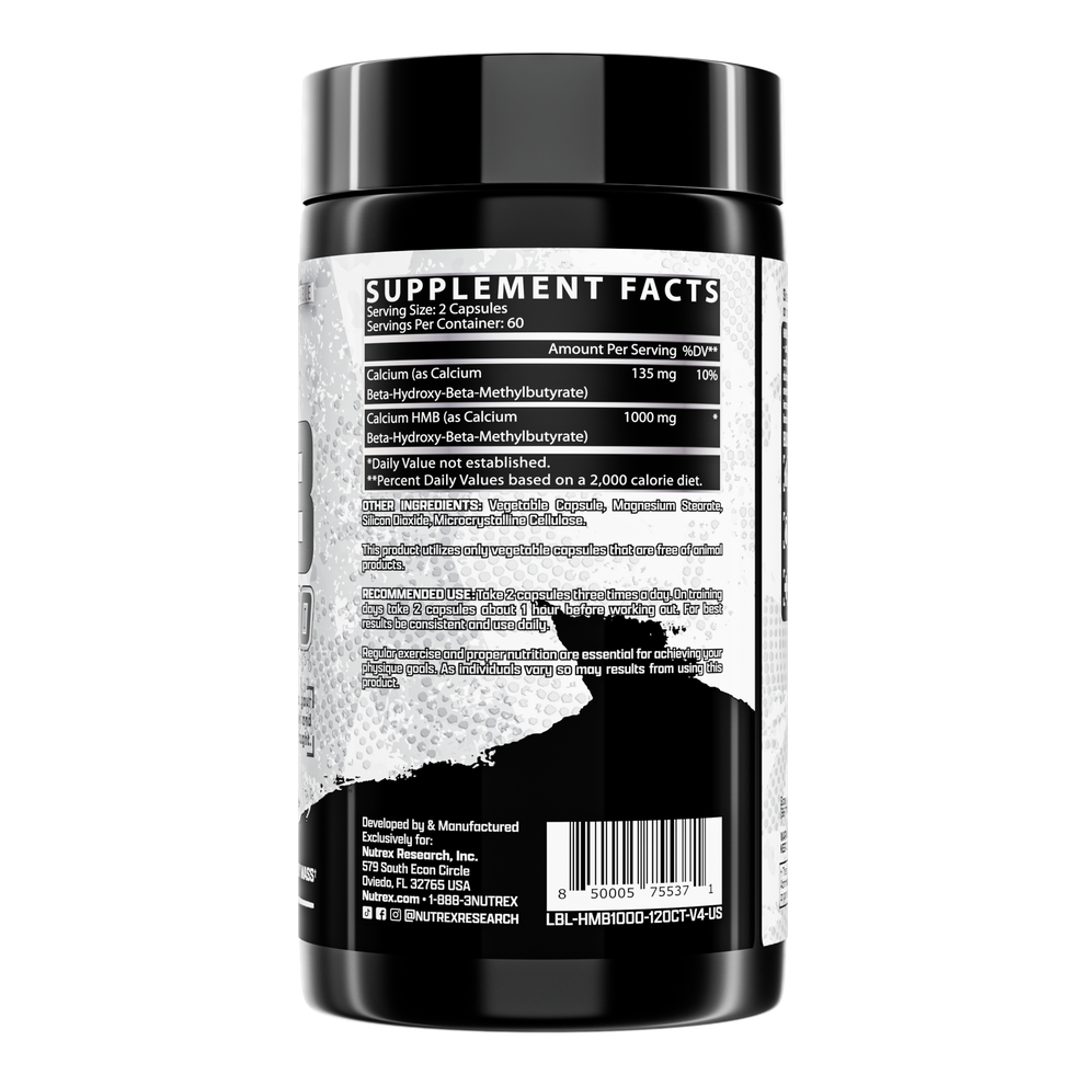 HMB 1000 – Preserve Lean Muscle, Boost Recovery and Enhance Strength