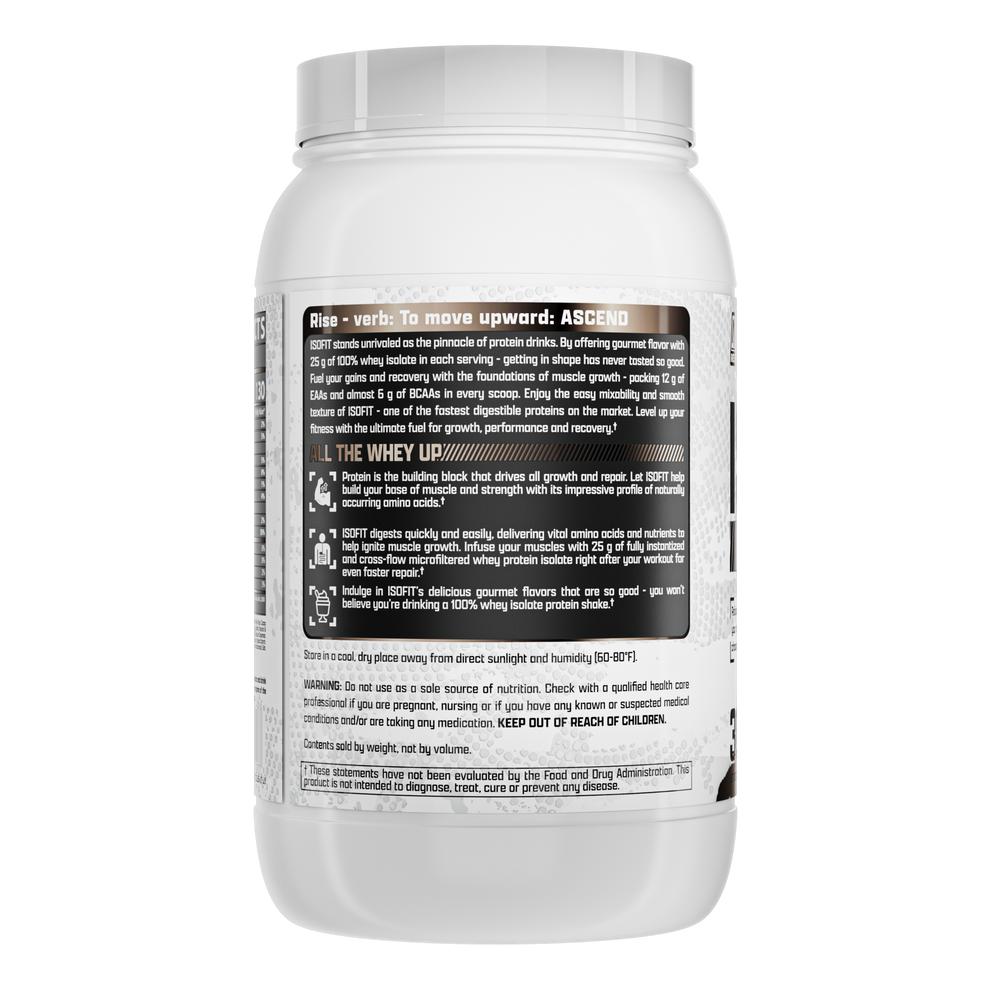 IsoFit 100% Whey Isolate Protein Powder — Nutrex Research