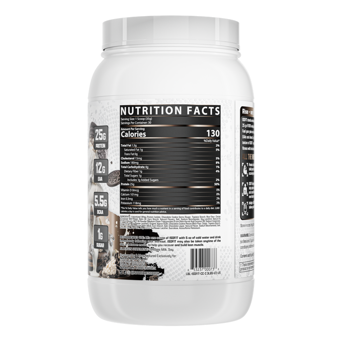 IsoFit 100% Whey Isolate Protein Powder — Nutrex Research