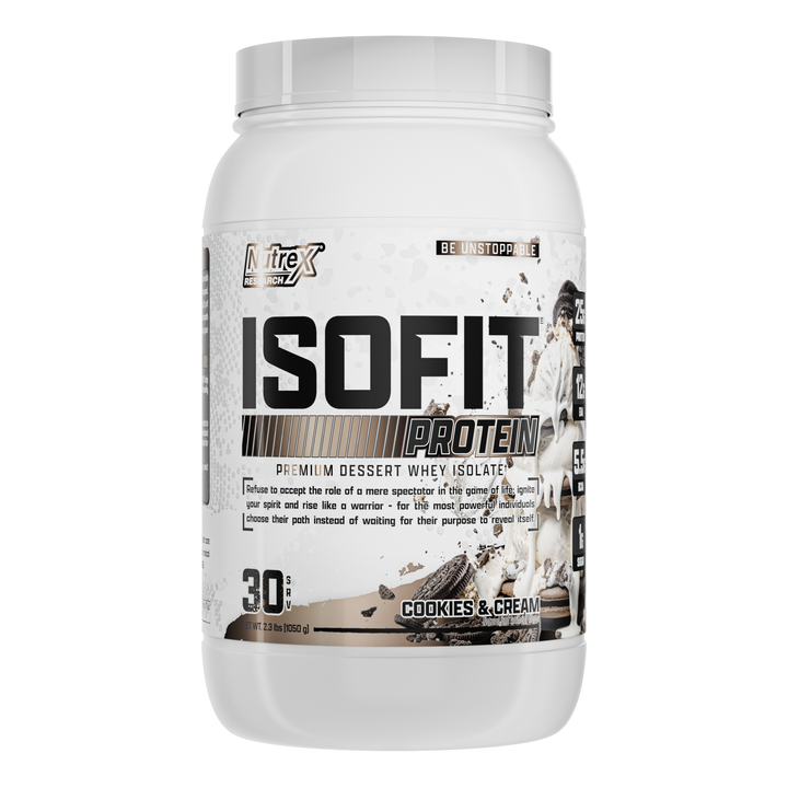 IsoFit 100% Whey Isolate Protein Powder for Pure Muscle Growth