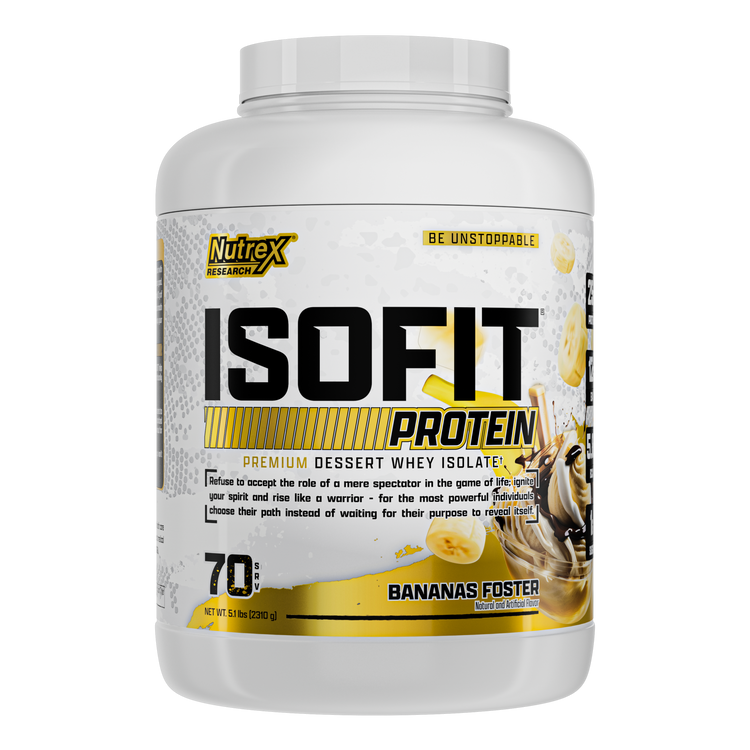 IsoFit 100% Whey Isolate Protein Powder for Pure Muscle Growth