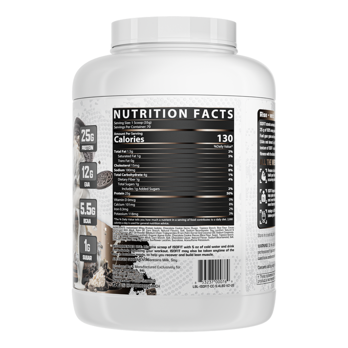 IsoFit 100% Whey Isolate Protein Powder — Nutrex Research