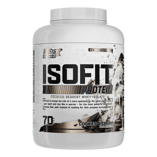 IsoFit 100% Whey Isolate Protein Powder for Pure Muscle Growth