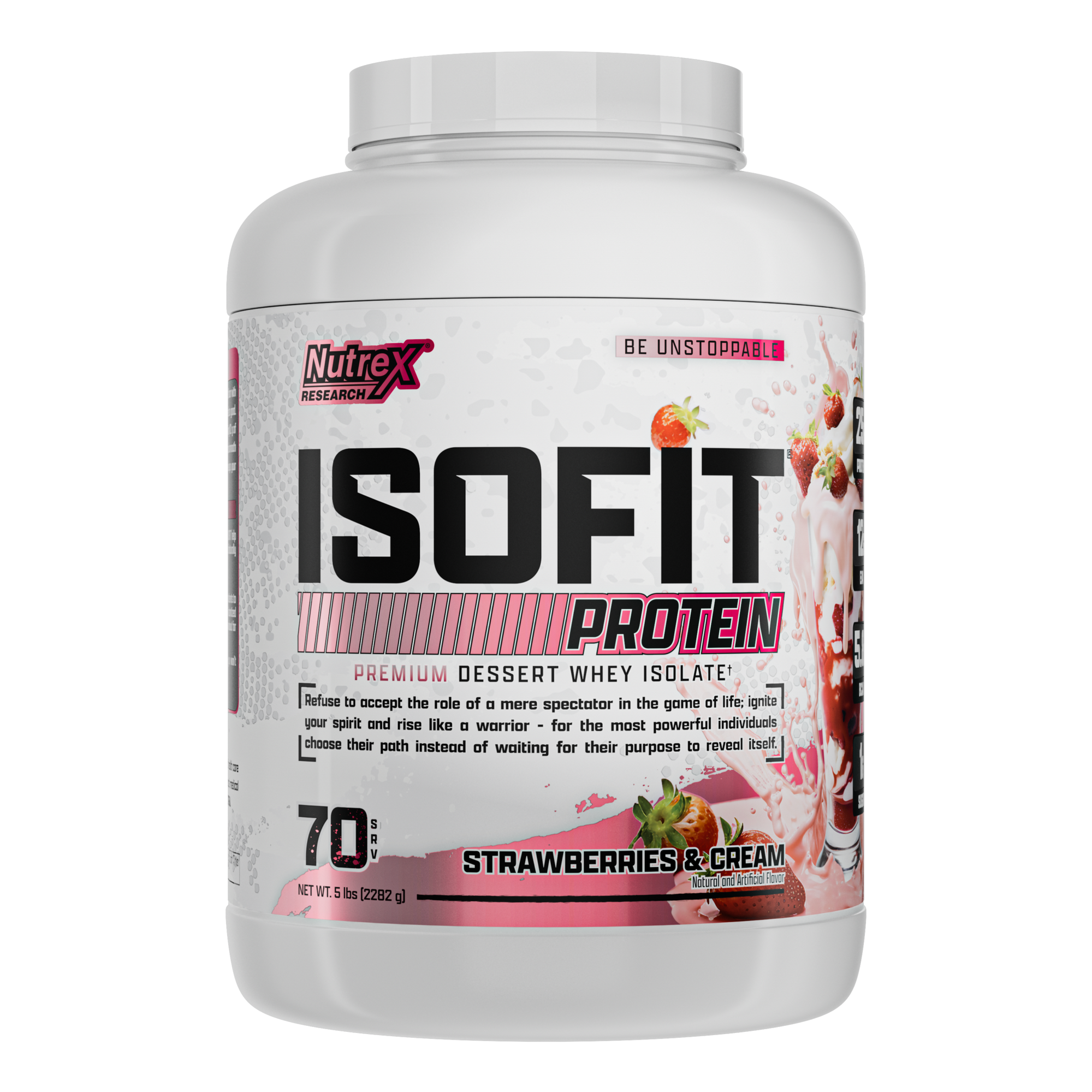 IsoFit 100% Whey Isolate Protein Powder for Pure Muscle Growth