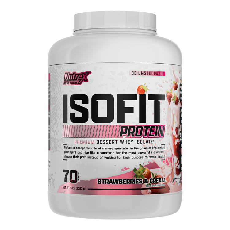 IsoFit 100% Whey Isolate Protein Powder for Pure Muscle Growth