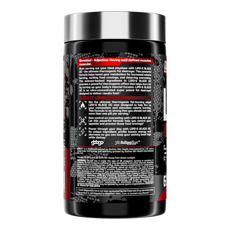 Lipo-6 Black UC — Nutrex Research — Fat Burner