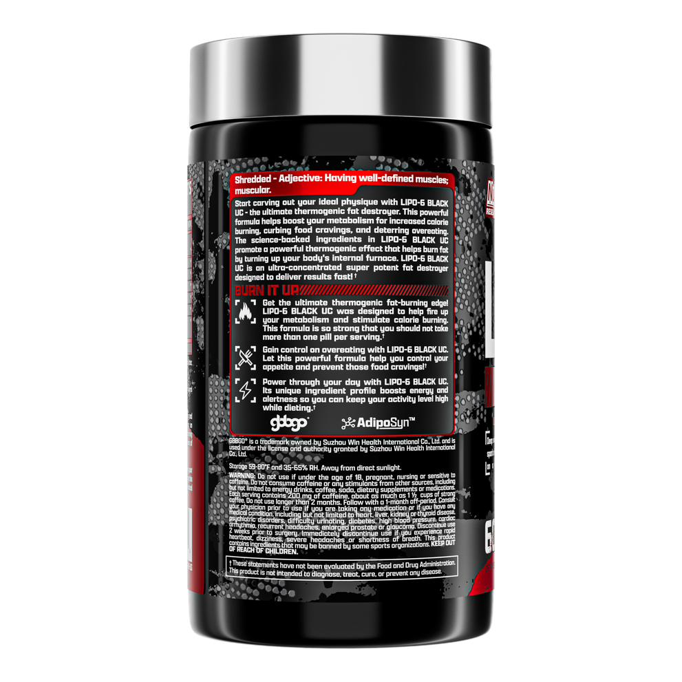 Lipo-6 Black UC — Nutrex Research — Fat Burner