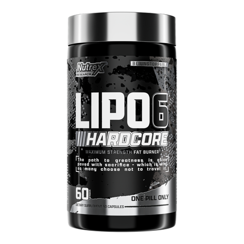 Lipo-6 Hardcore Maximum Fat Burner — Nutrex Research