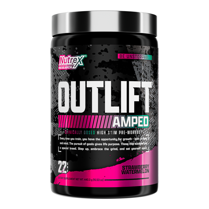 High Stim Pre-Workout Outlift Amped — Nutrex Research High Stim Pre-Workout Outlift Amped — Nutrex Research