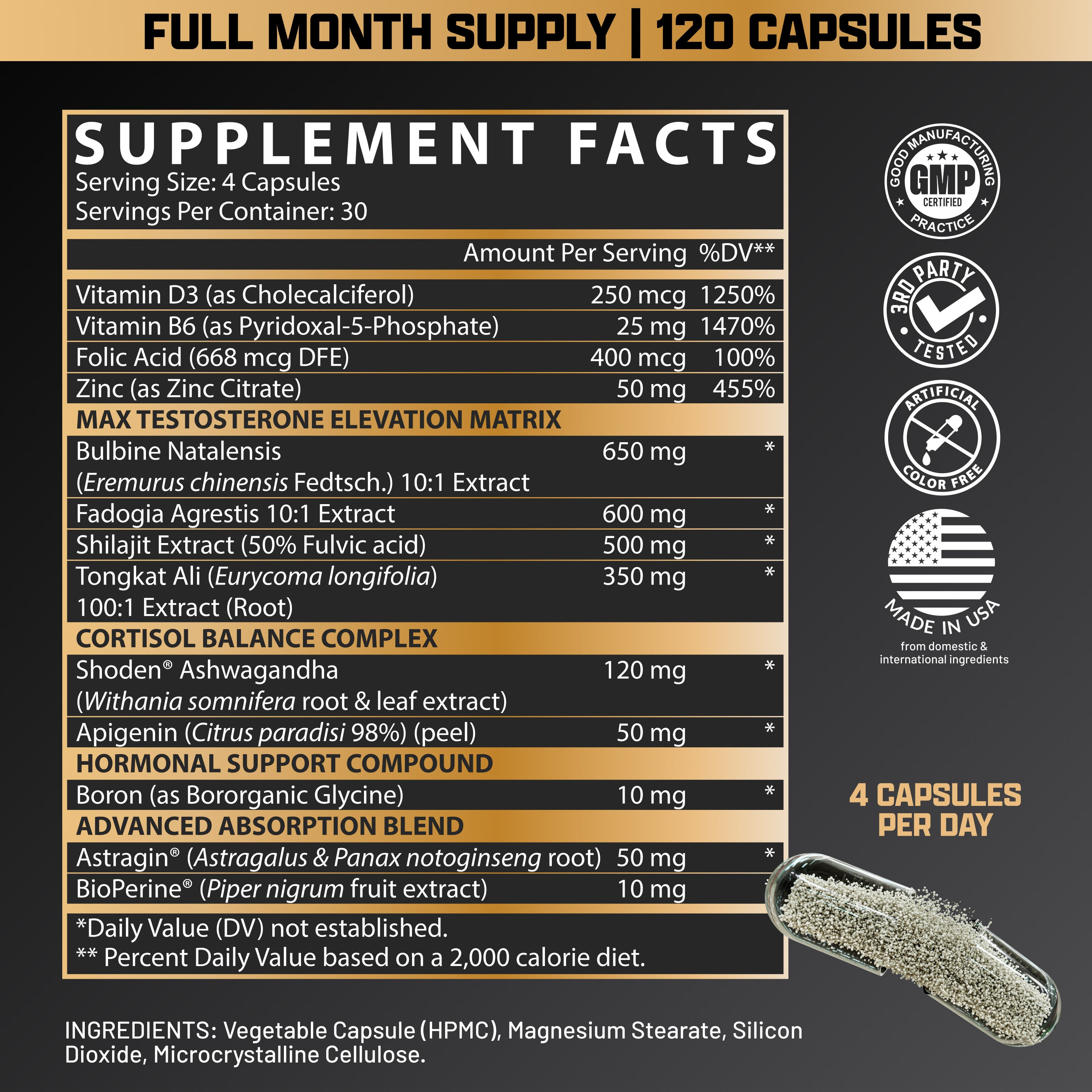 Alpha-T Magnum | Natural Booster, Men’s Vitality & Performance Support